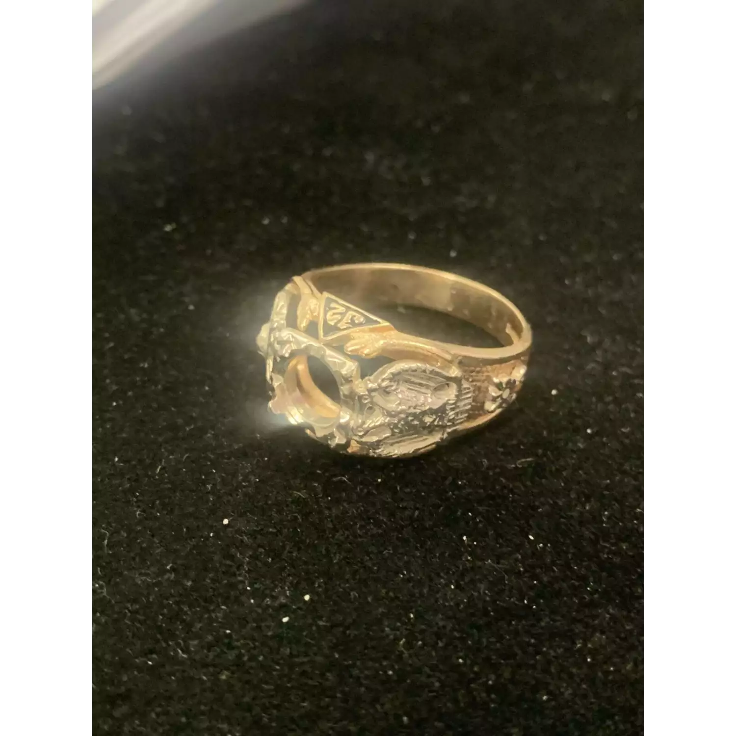 14K Dason-Reis 32nd Degree Scottish Rite Masonic Ring - Asher's Quality ...